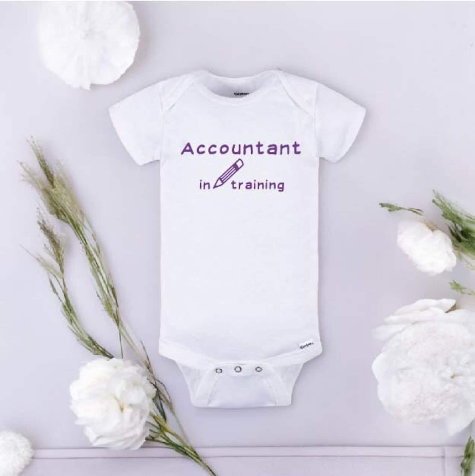 Accountant in Training Baby Onesie®, Baby Shower Gift, Unisex Baby ...