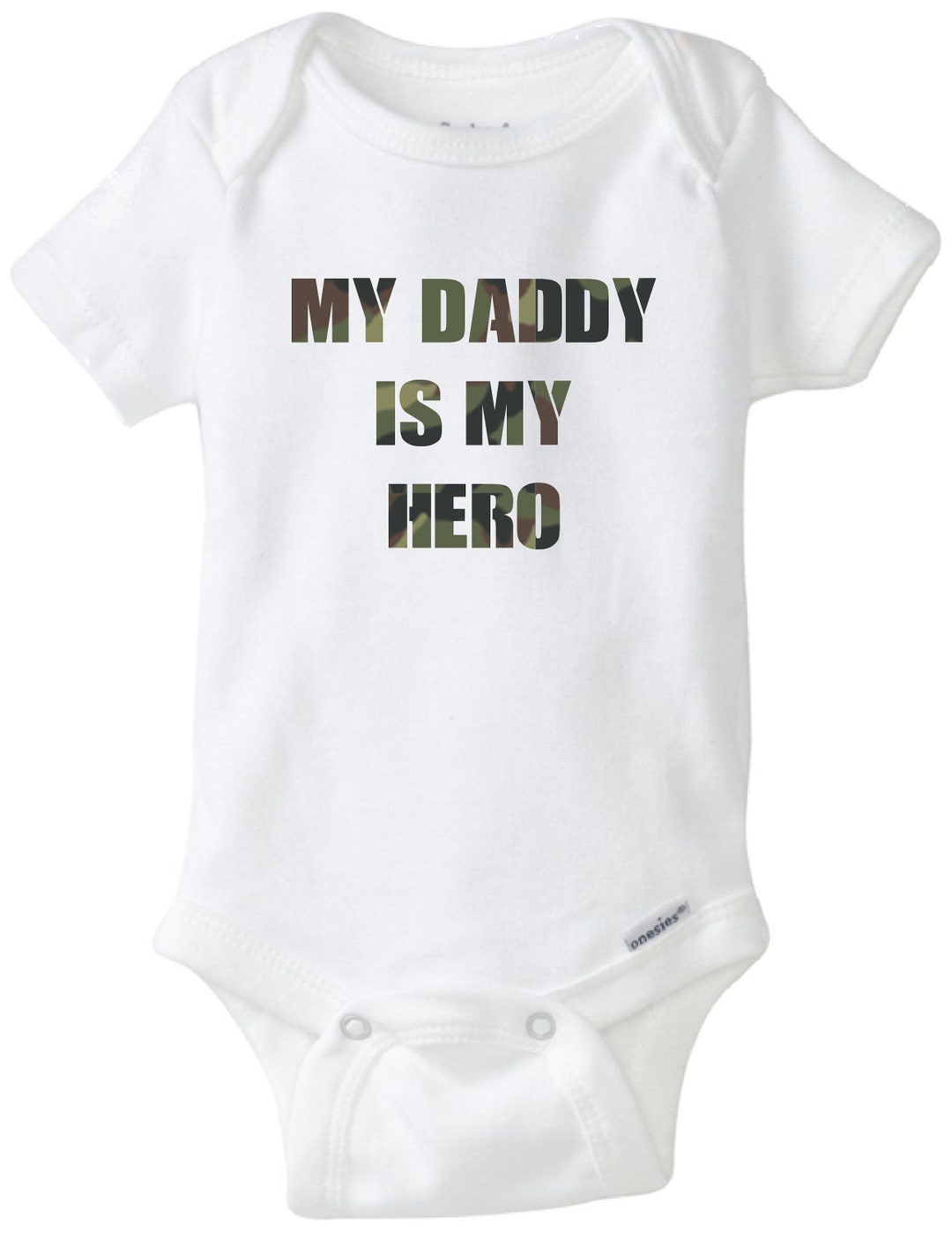 My Daddy is My Hero, Army Baby Onesie®, Army Onesie®, Military Bodysuit ...