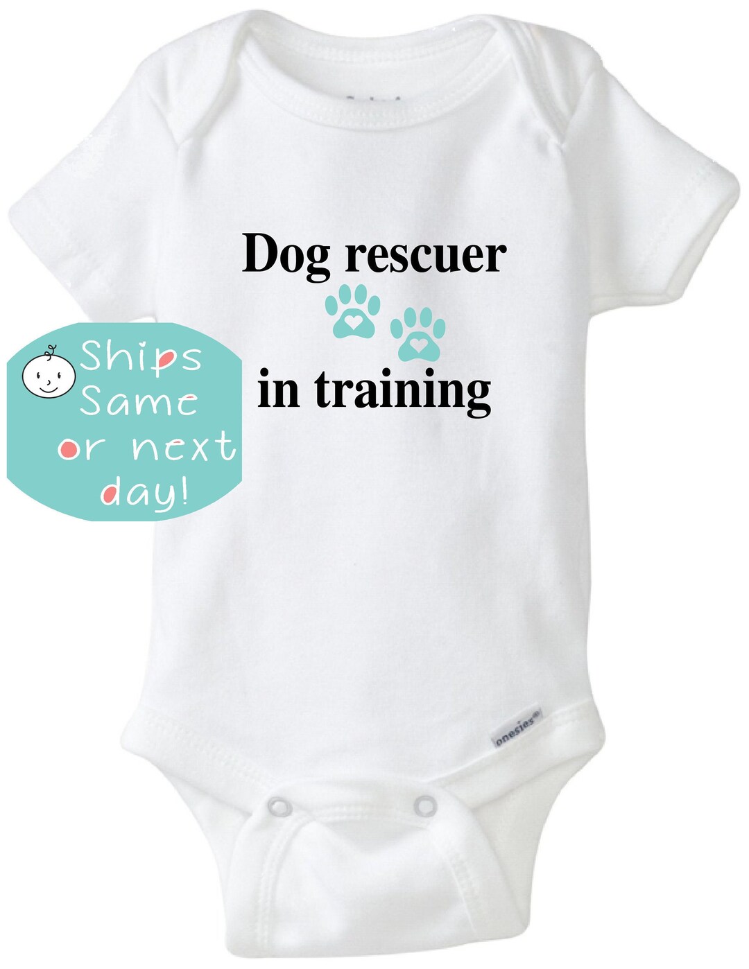 Dog Rescuer Onesie®, Dog Rescuer in Training, Animal Rescue, Dog ...
