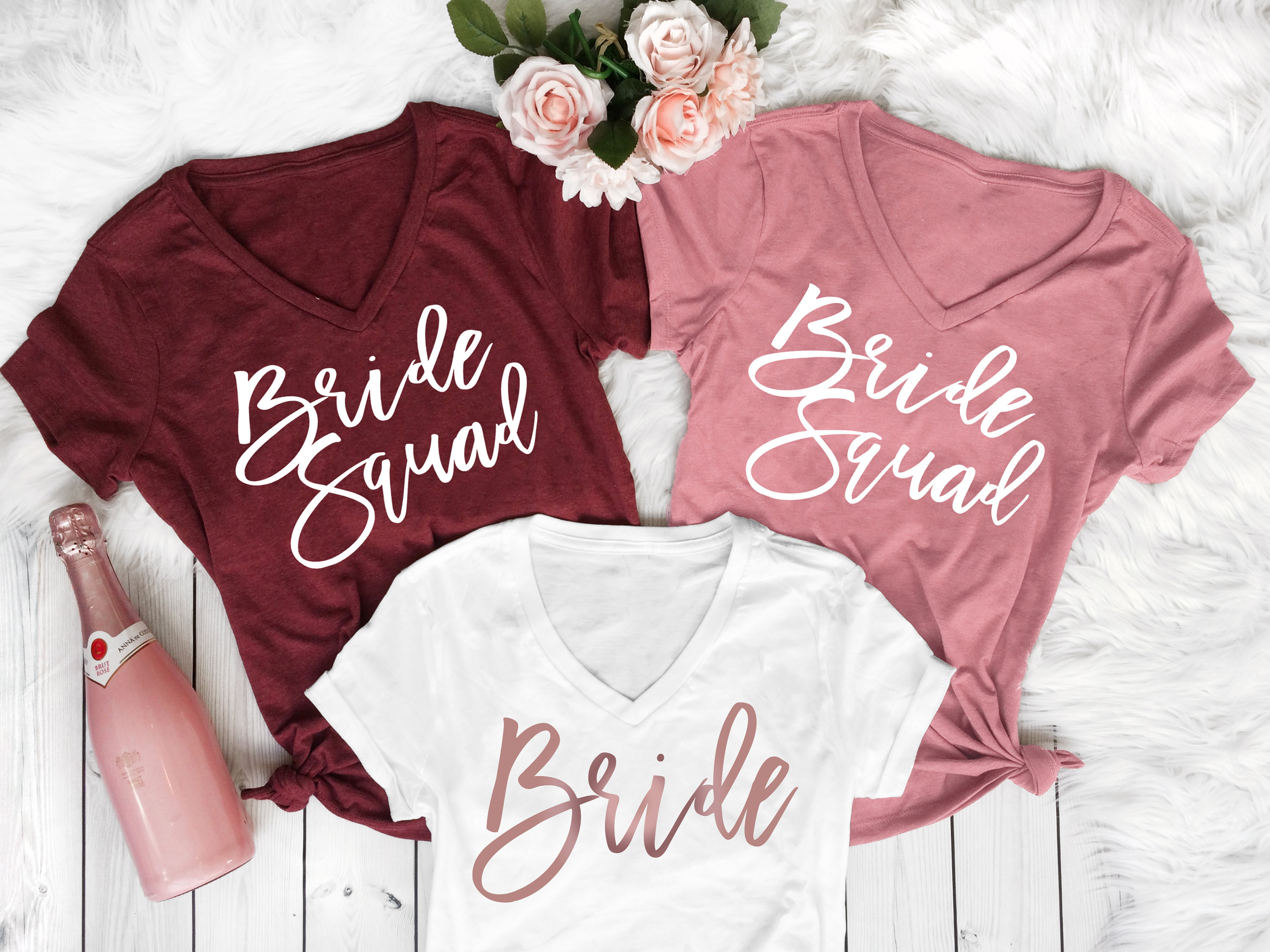 Bride Squad Shirts Bachelorette Party Shirts Bridesmaid Etsy