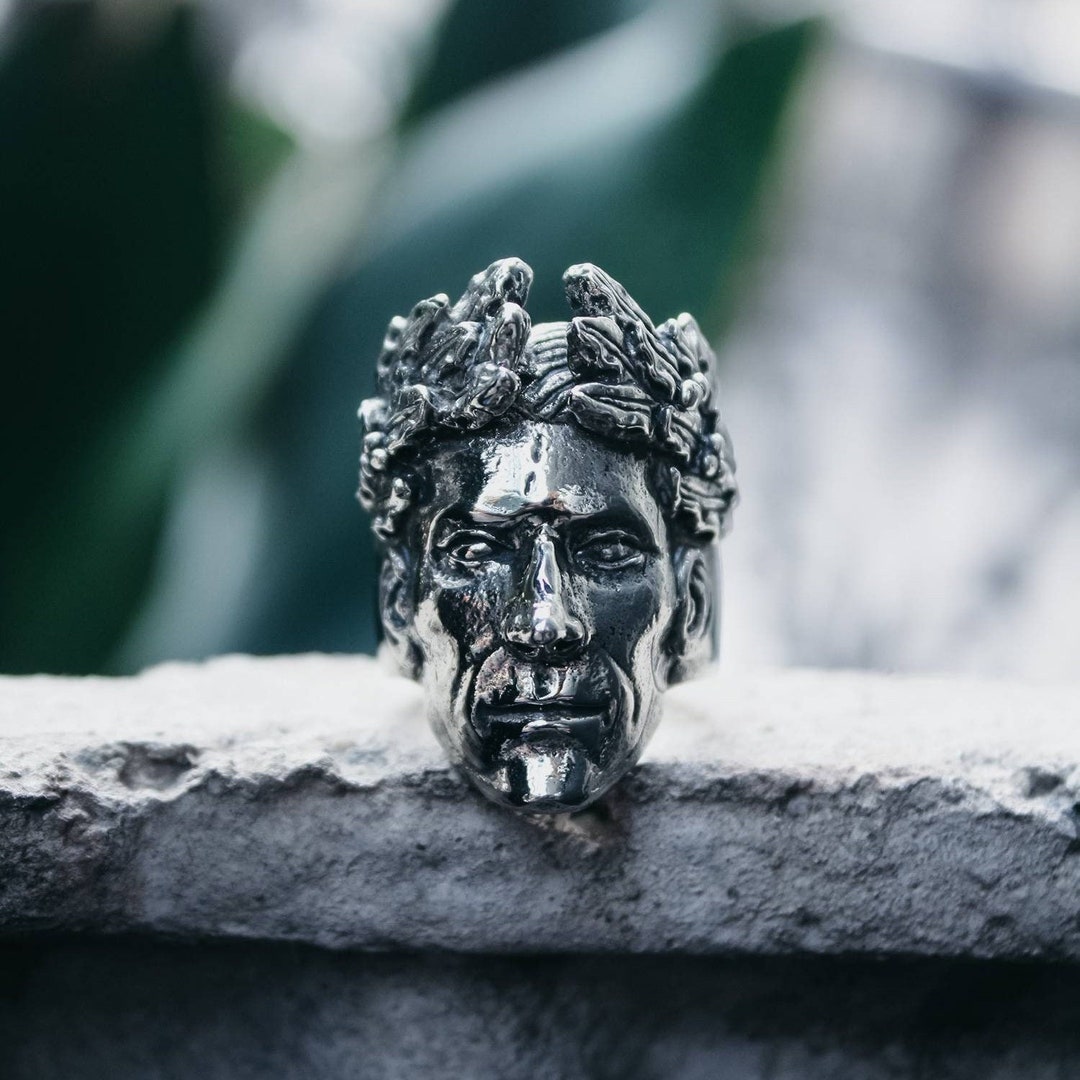 JULIUS CAESAR Ring, Roman Dictator, Caesar the Conqueror, Handmade ...