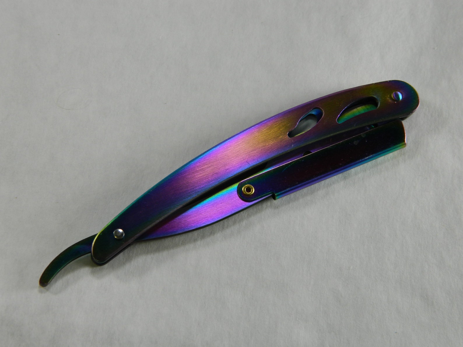Stainless Steel Straight Razor Single Blade Color Saturated - Etsy