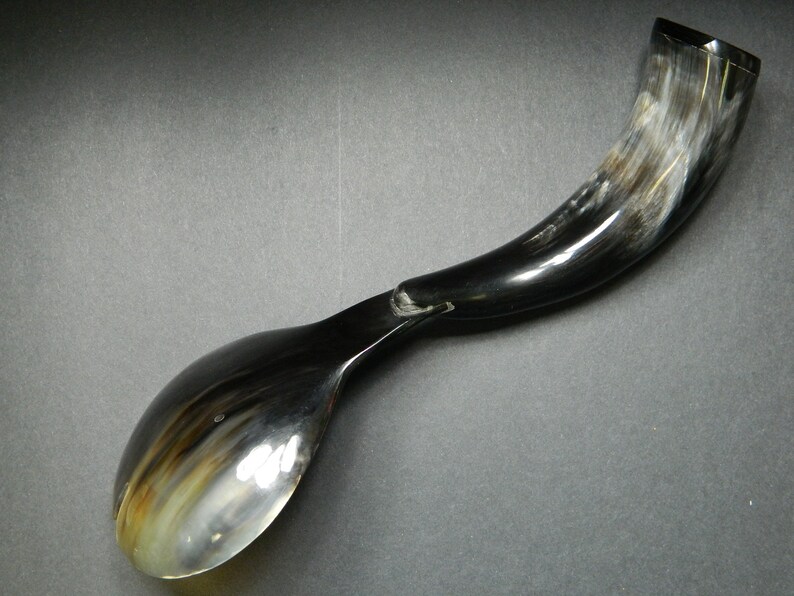 XL Bull Horn Polished & Sanitized Salad Tongs Bull Cow Horn - Etsy