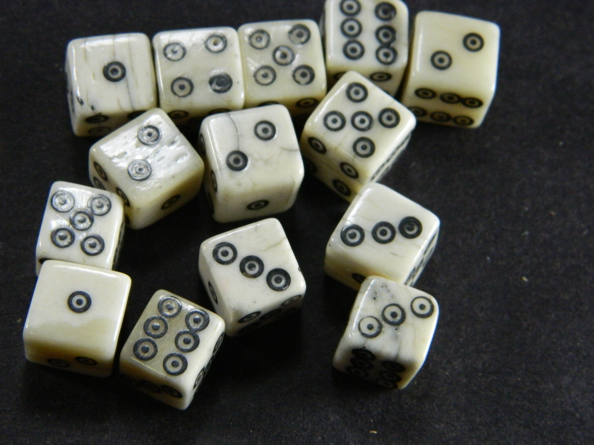 Six Sided Bone Dice Wild West Dice Africa Safari Bone Dice | Etsy