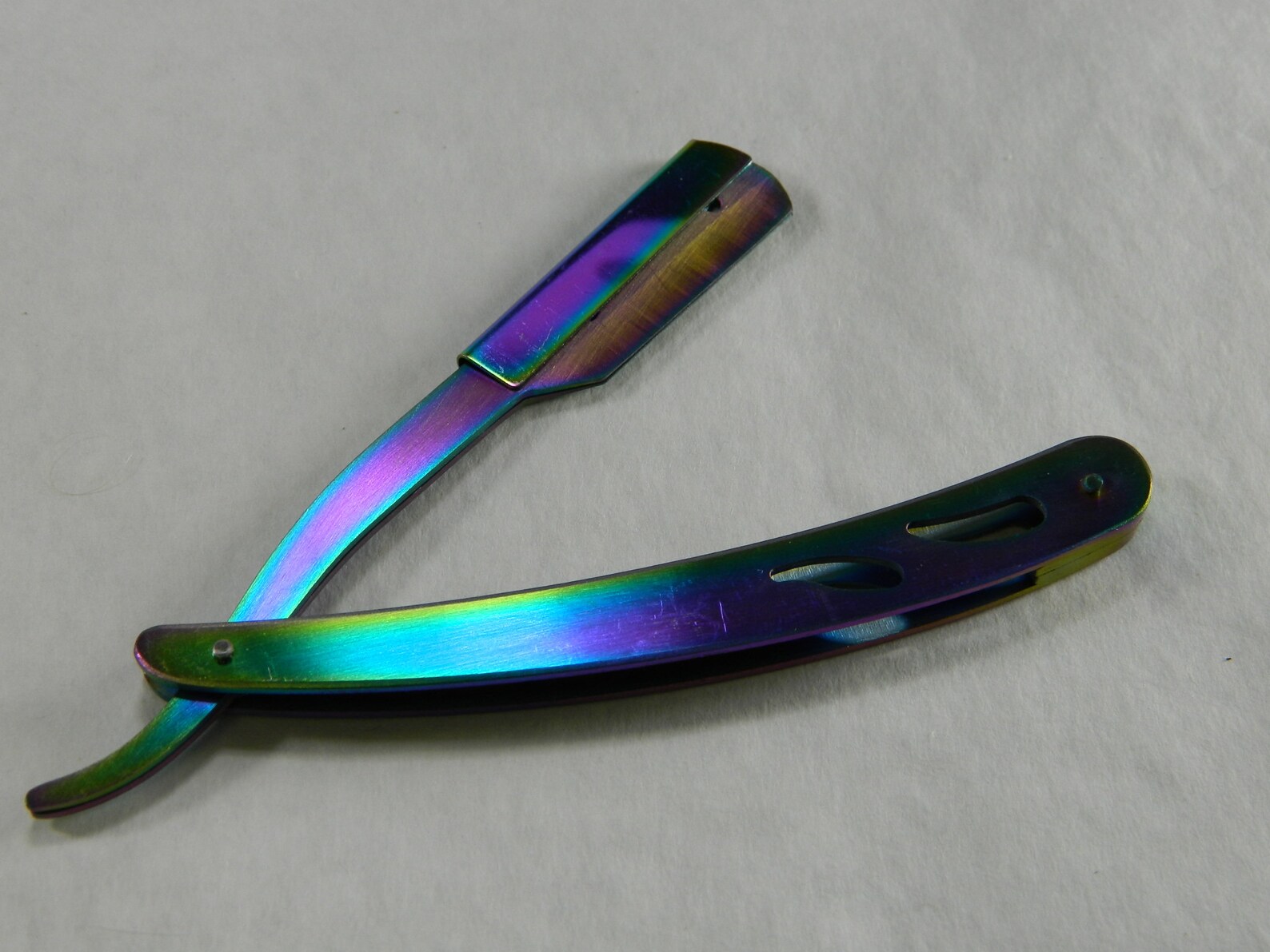 Stainless Steel Straight Razor Single Blade Color Saturated - Etsy