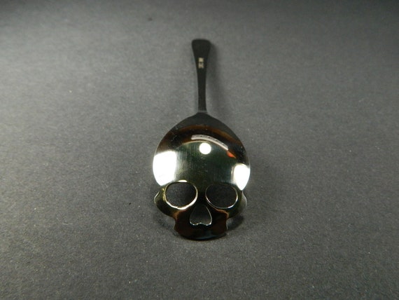 Novelty Skull Tea Spoon Stainless Steel Skull Tea Spoon | Etsy