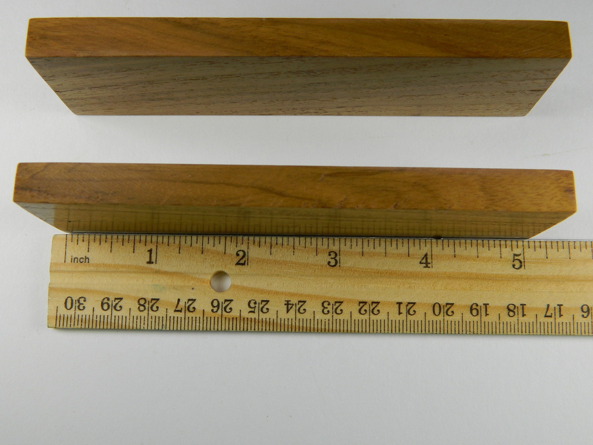 Light Golden Wood Inlaid Knife Handle Blank Scale 1 Pair | Etsy