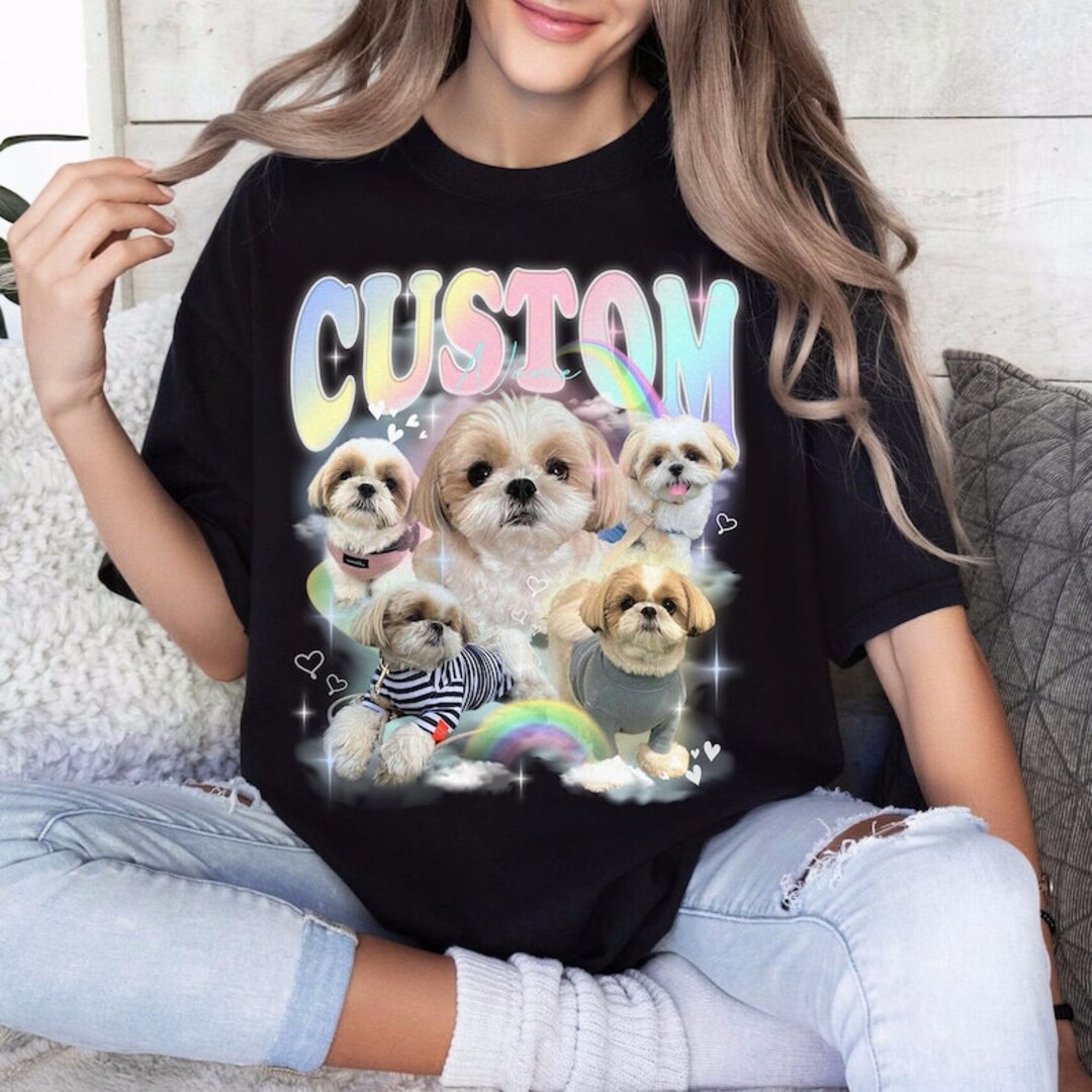 Custom Dog Bootleg Rap Tee, Custom Your Own Bootleg Idea, Personalized ...