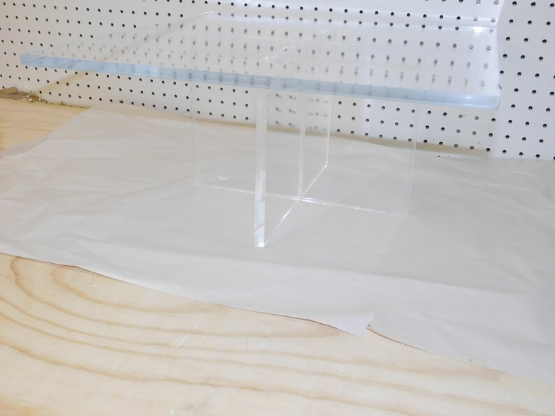 Cake Stand Acrylic X Base Design 18 Sq X 6h - Etsy