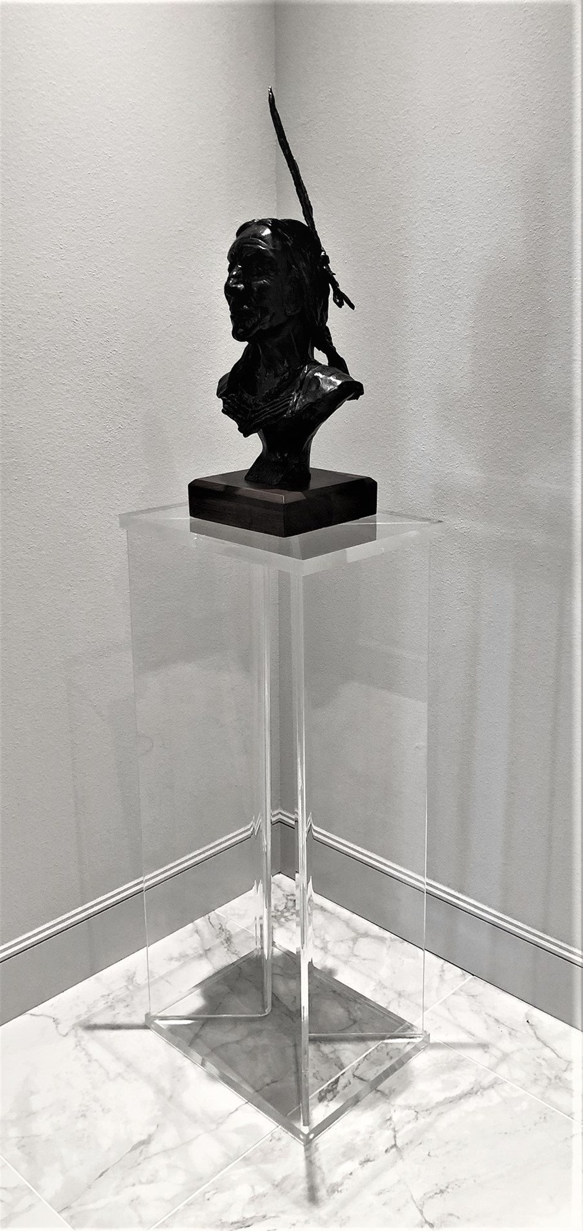 Acrylic Pillar / Display Stand 14 Sq X 40h With - Etsy