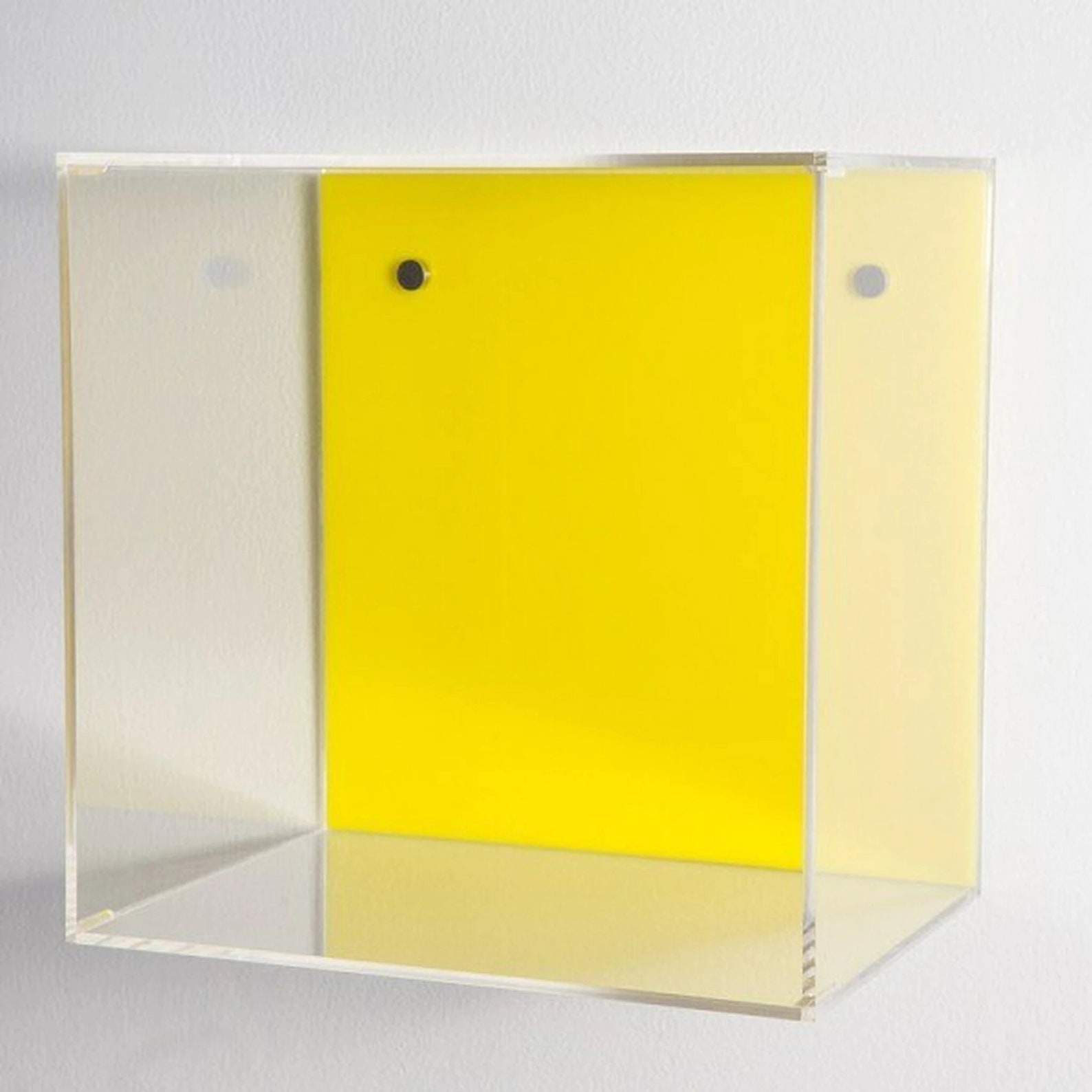 Bright Color Lucite Wall Hanging Cubes Back Color Options - Etsy