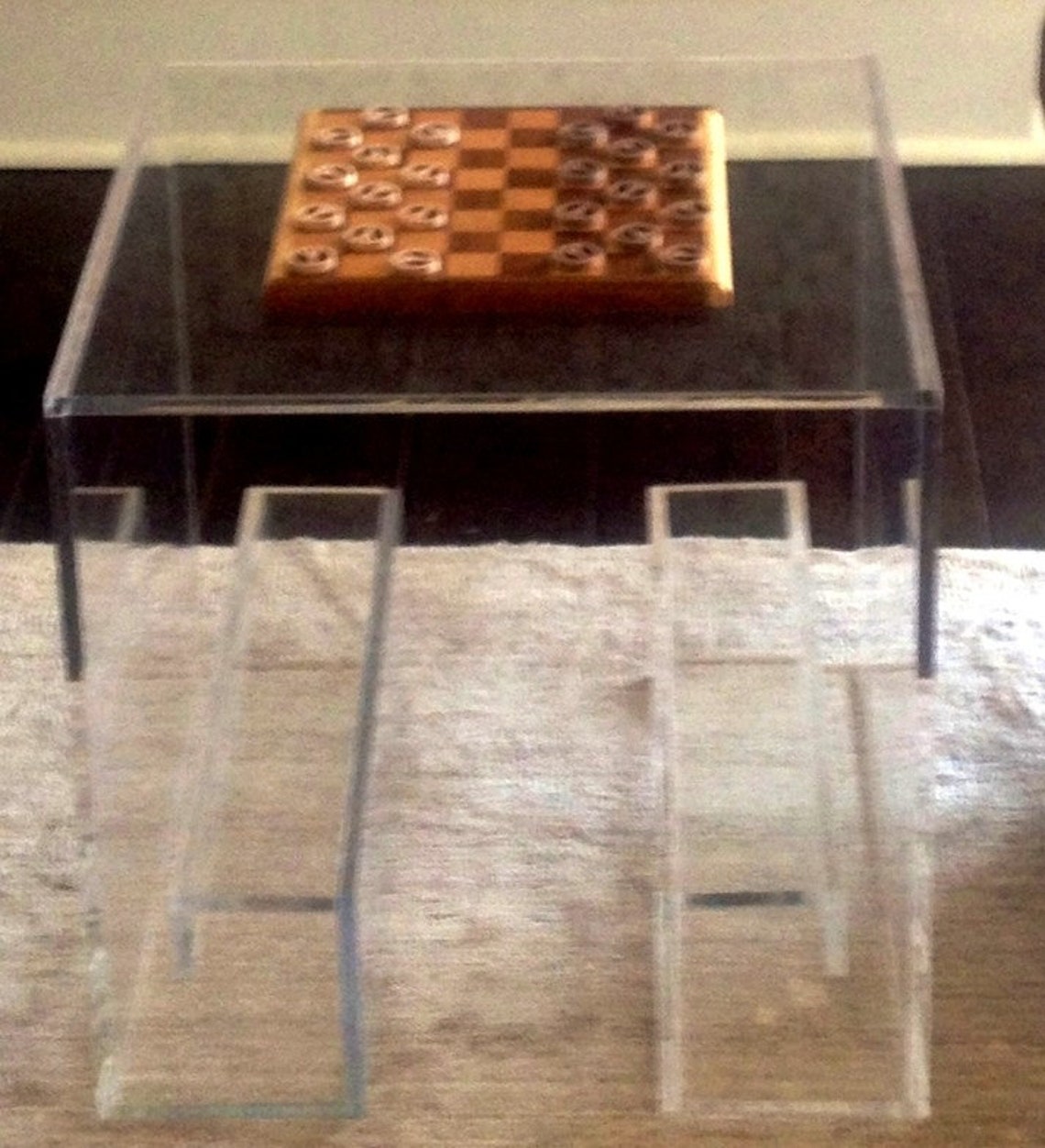 Acrylic Coffee Table "greek Key" Style Made to Order !! Custom ...