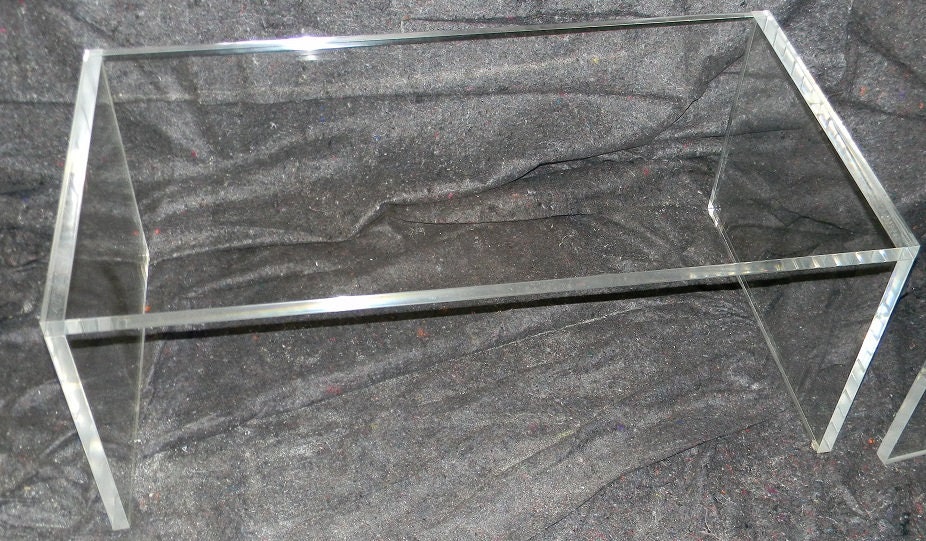 Rectangle Acrylic Coffee Table - Etsy