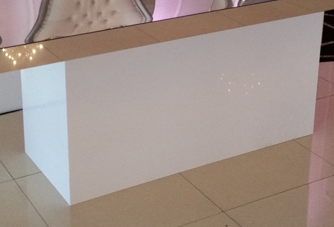 Acrylic Bride Groom Ghost Table With Mirror or White Base - Etsy