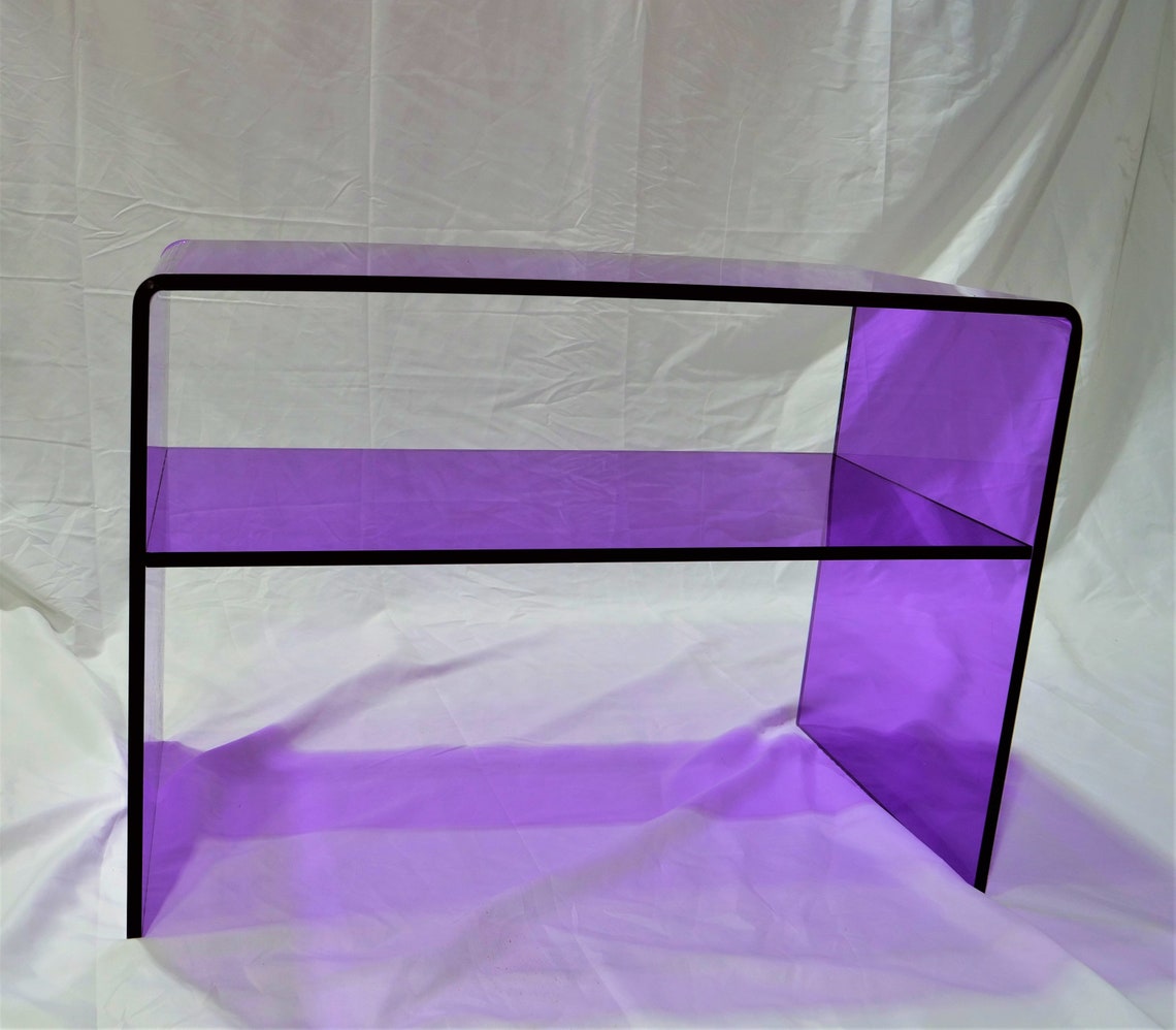 Colored Acrylic Bookshelf / Bookcase 20h X 40w X - Etsy