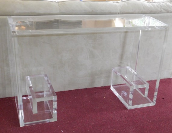 Custom Acrylic Console Tables