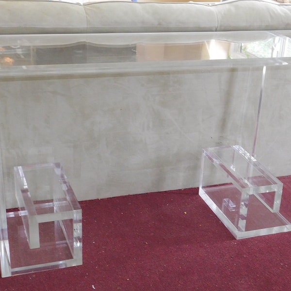 X Base Console Table - Etsy