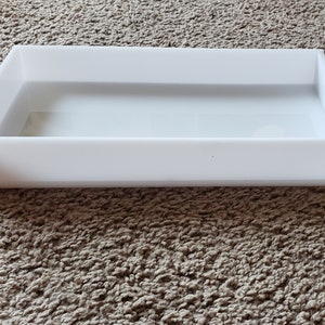 Small Acrylic Tray 10-6-1.5 - Neon, Clear or Solid Colors Available ...