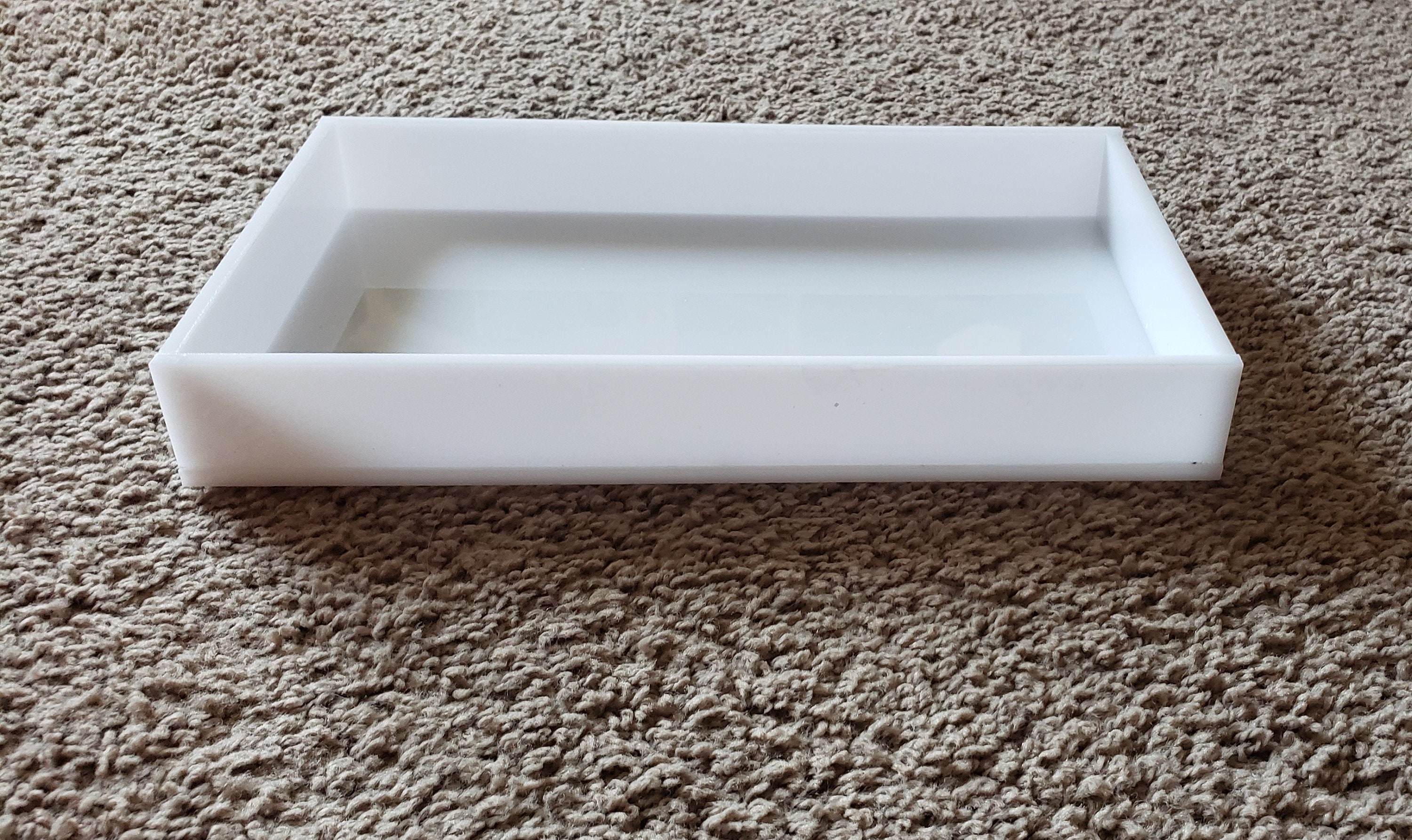 Small Acrylic Tray 10-6-1.5 - Neon, Clear or Solid Colors Available ...