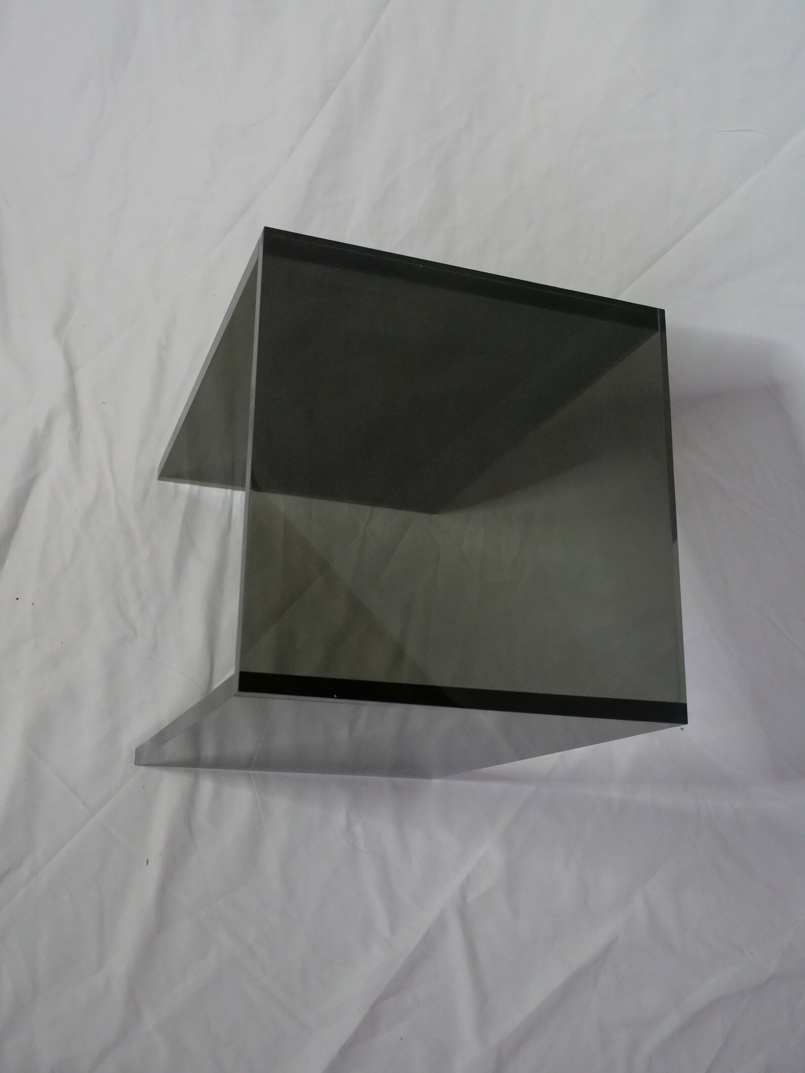 Colored Acrylic Side Table "slab Leg" Style 15"l X 15"w X 24"h Made to ...