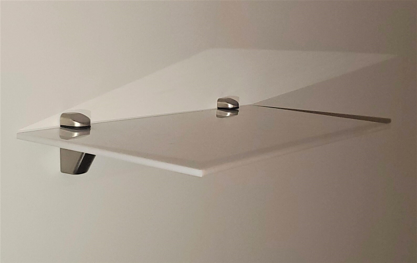 22l Neon Acrylic Wall Shelf With Metal Brackets - Etsy