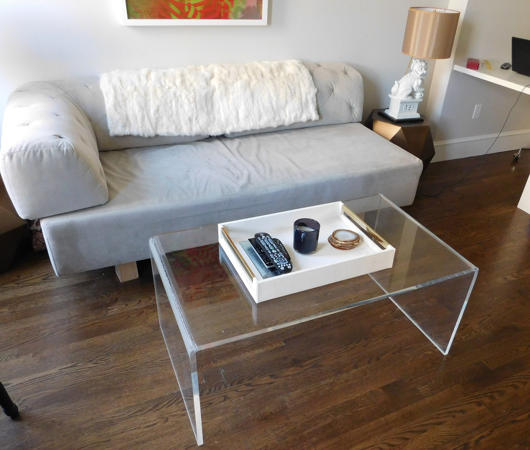 Muji acrylic table store