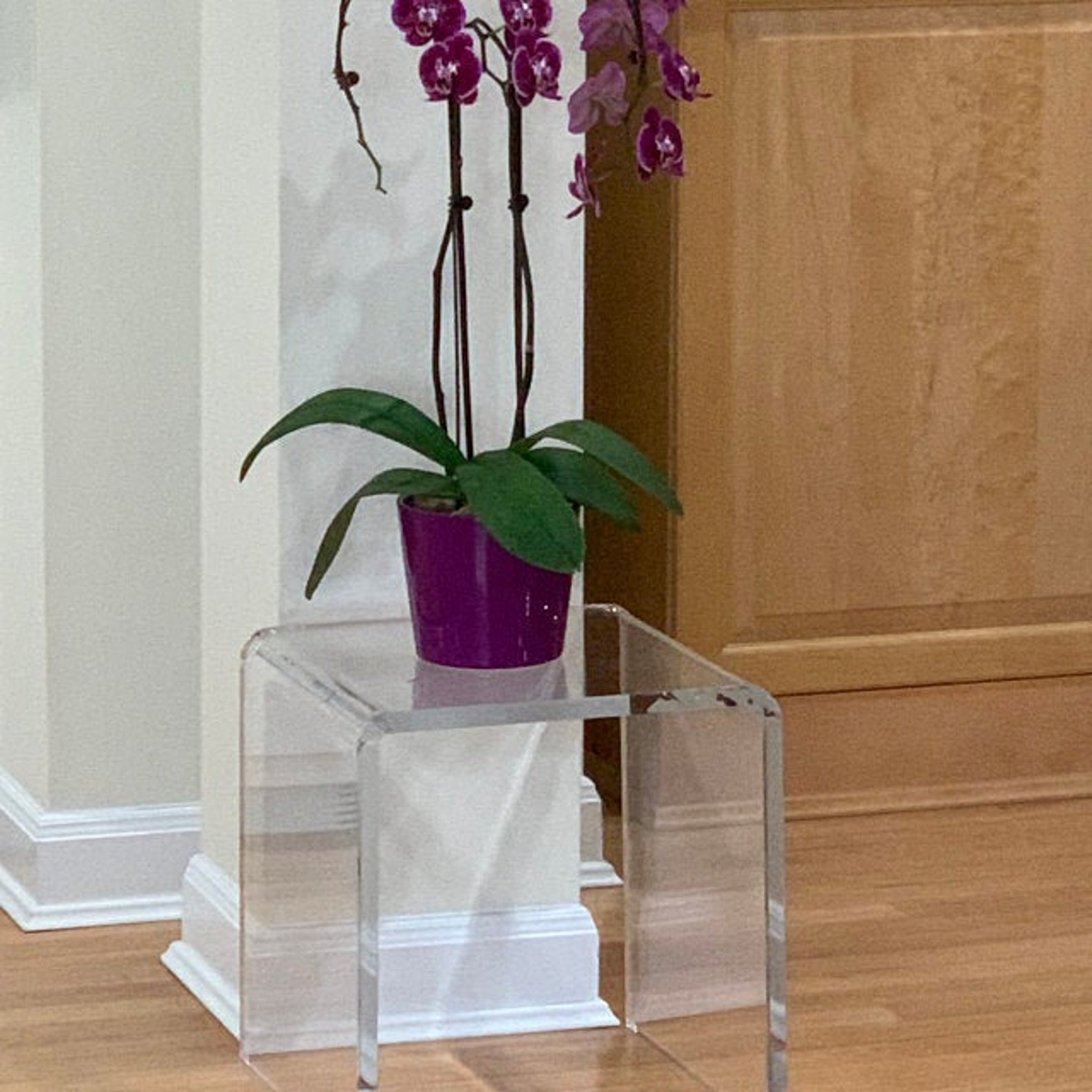 Acrylic Stool 17h X 15w X 12d in 3/4 | Etsy