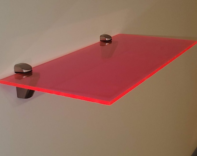 Perspex/acrylic Coloured Shelves - Blue Neon for Interiors - Etsy