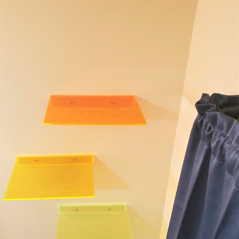 Colored Shelves - Etsy