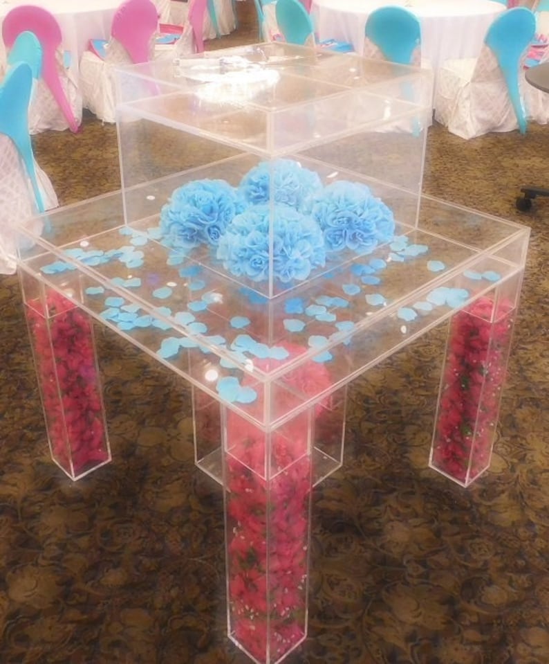 Acrylic Deluxe Cake Table / Game Table Modular Top : Hand | Etsy