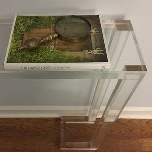 Acrylic Console Table "open Frame" Style 42" X 14" X 30"h Made to Order ...