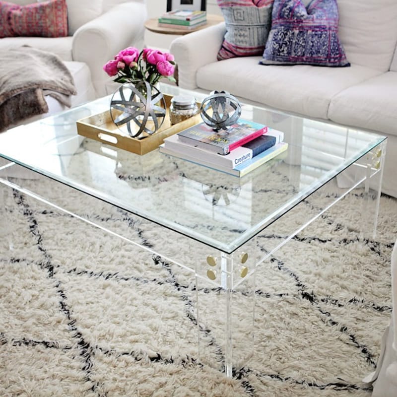 Lucite Coffee Table - Etsy