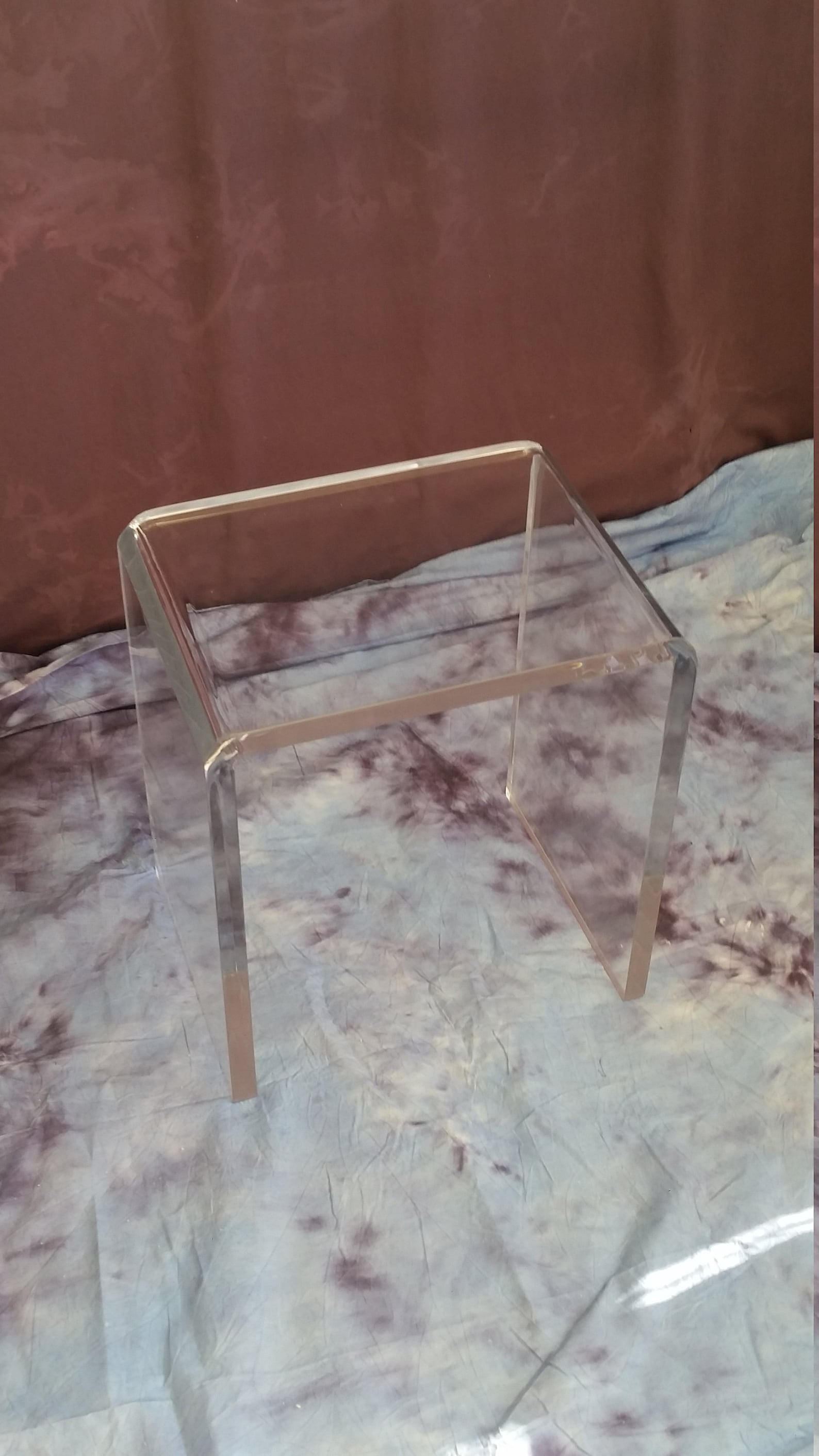 Acrylic Stool 17h X 15w X 12d in 3/4 | Etsy