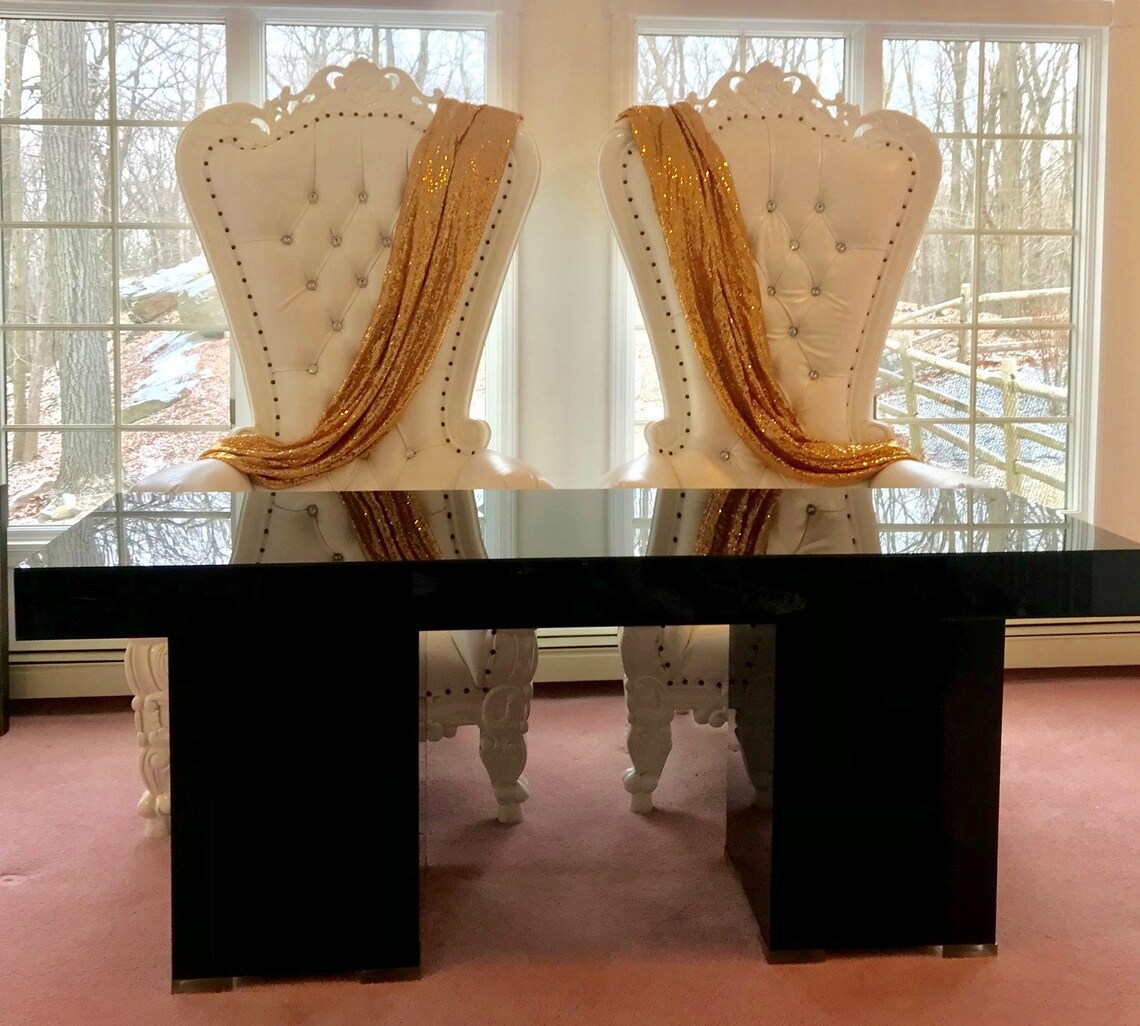 Acrylic modular table 72L x 24W x 30 H on | Etsy