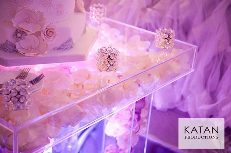 Acrylic Deluxe Cake Table / Game Table Modular Top : Hand | Etsy