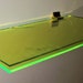 18"l Neon Acrylic Wall Shelf With Metal Brackets -8"wide 1/4" Acrylic ...