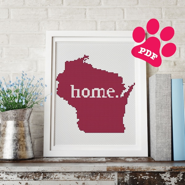 State Cross Stitch - Etsy