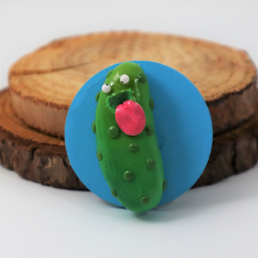 Saures Pickle Magnet, Handgemachte Polymer Clay Gemüse - Etsy Österreich