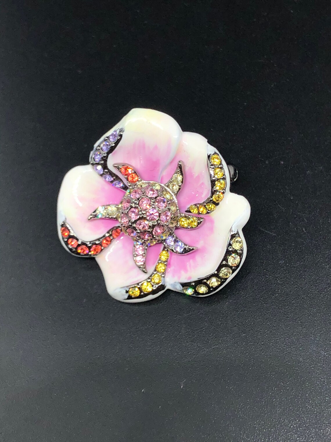 Vintage Joan Rivers Enamel Flower Scatter Brooches Pins - Etsy