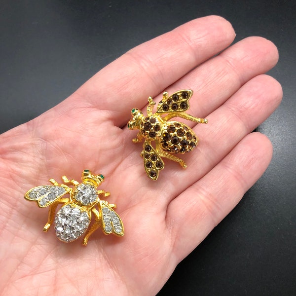 Vintage Bee Brooch - Etsy