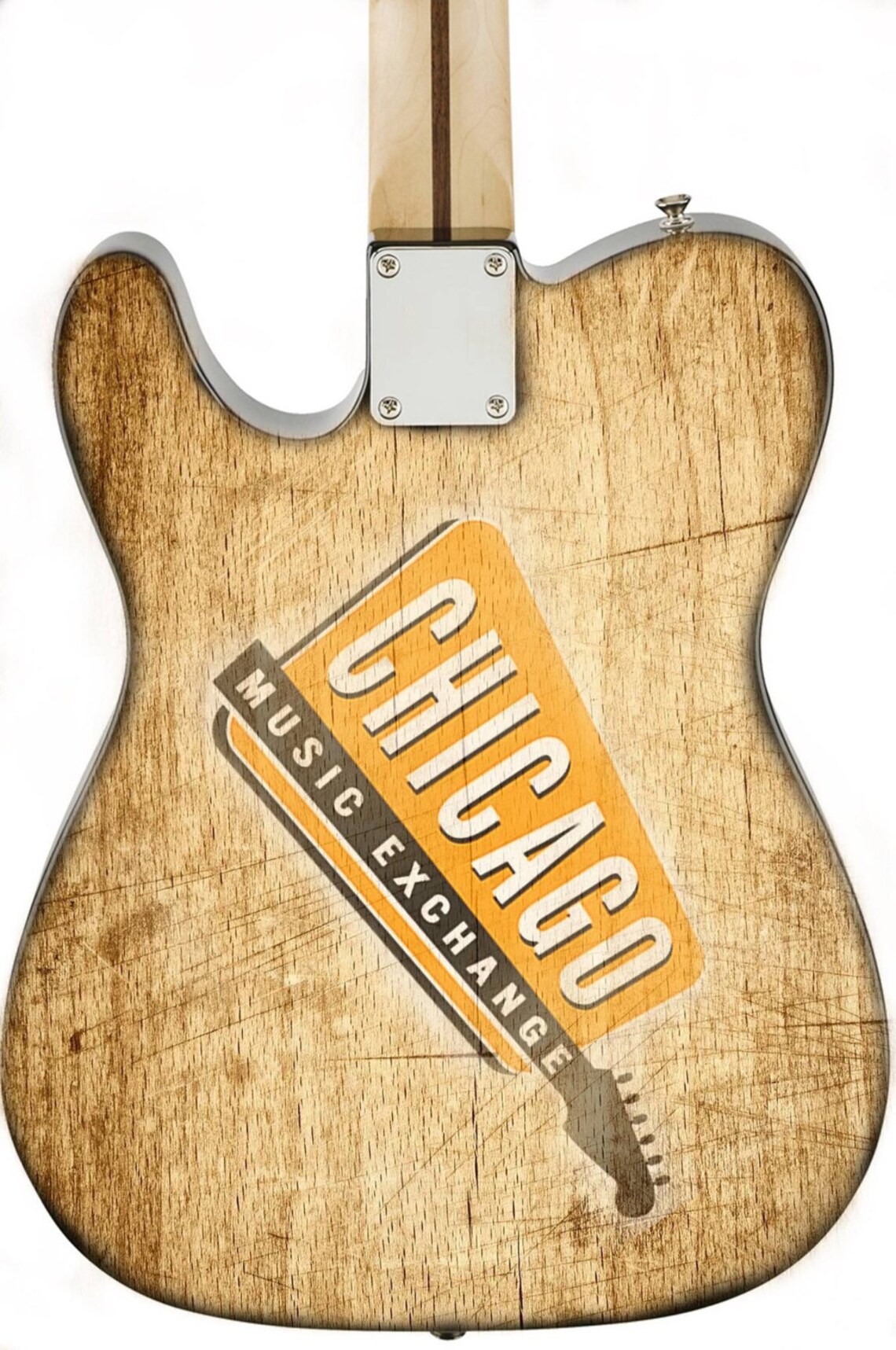 Custom Logo Telecaster Guitar Body with your Artwork | Etsy