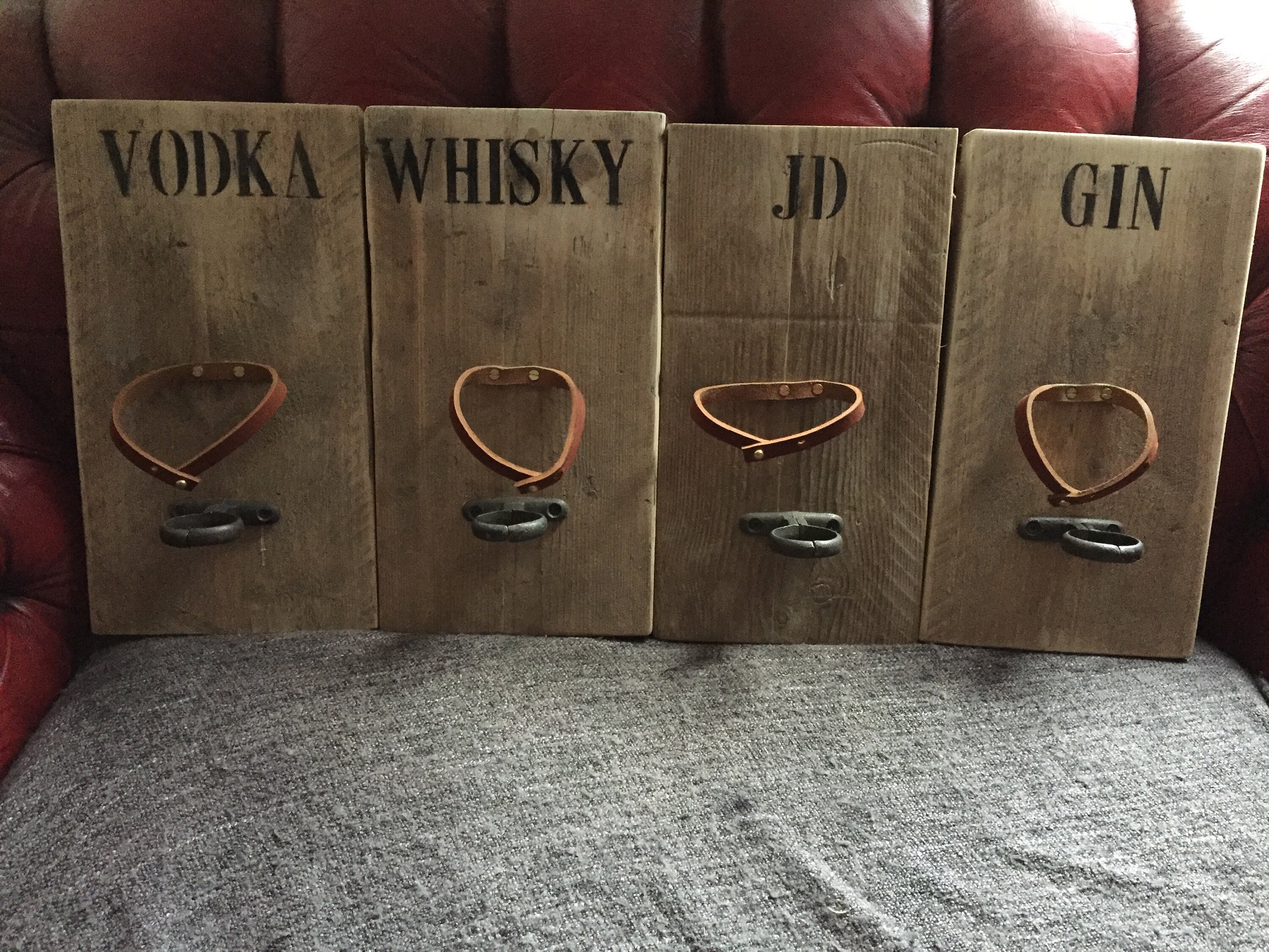 Vodka Wall Mounted Bottle Board With Spirit Optic Dispenser Can Be ...