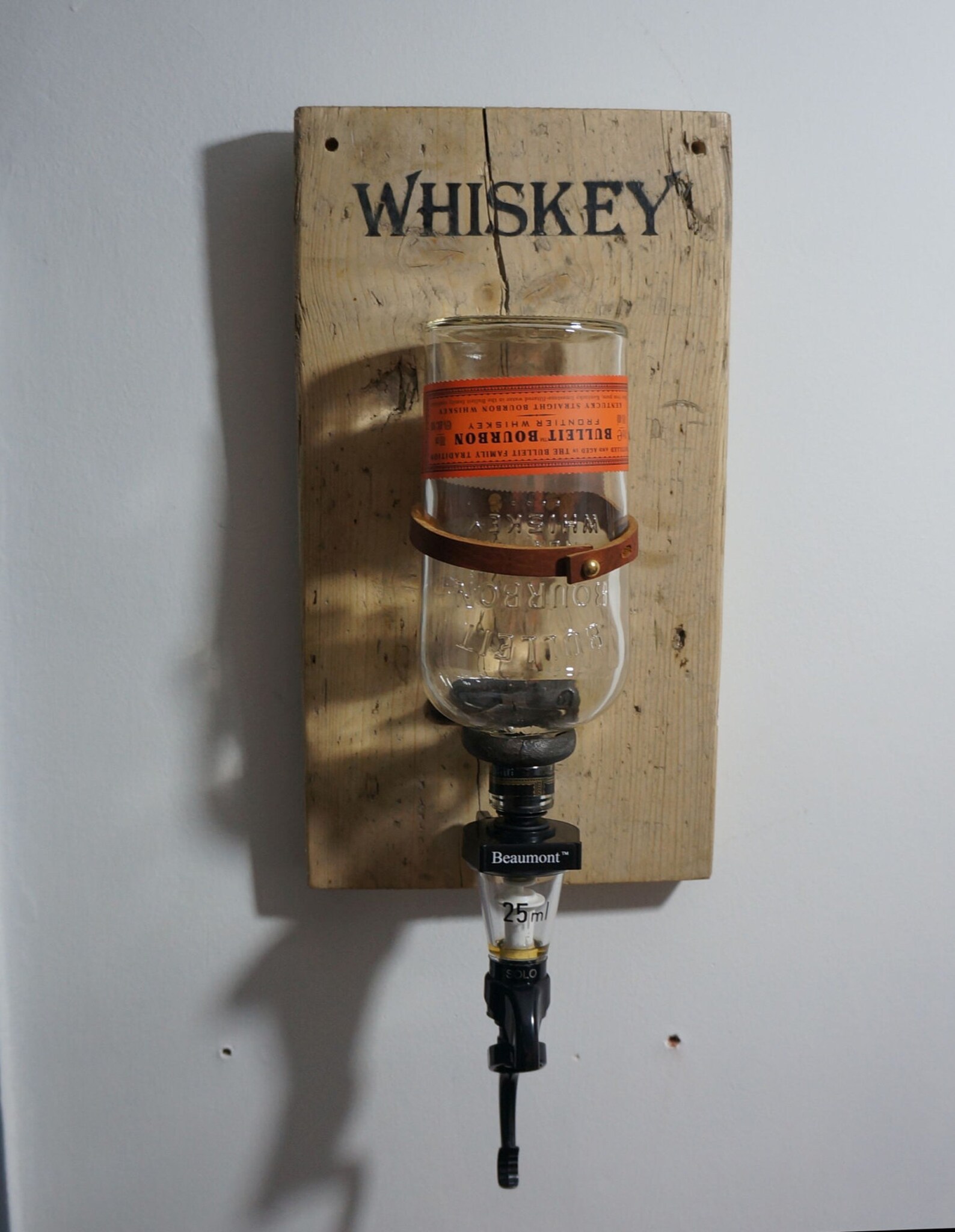 Vodka Wall Mounted Bottle Board With Spirit Optic Dispenser Can Be ...