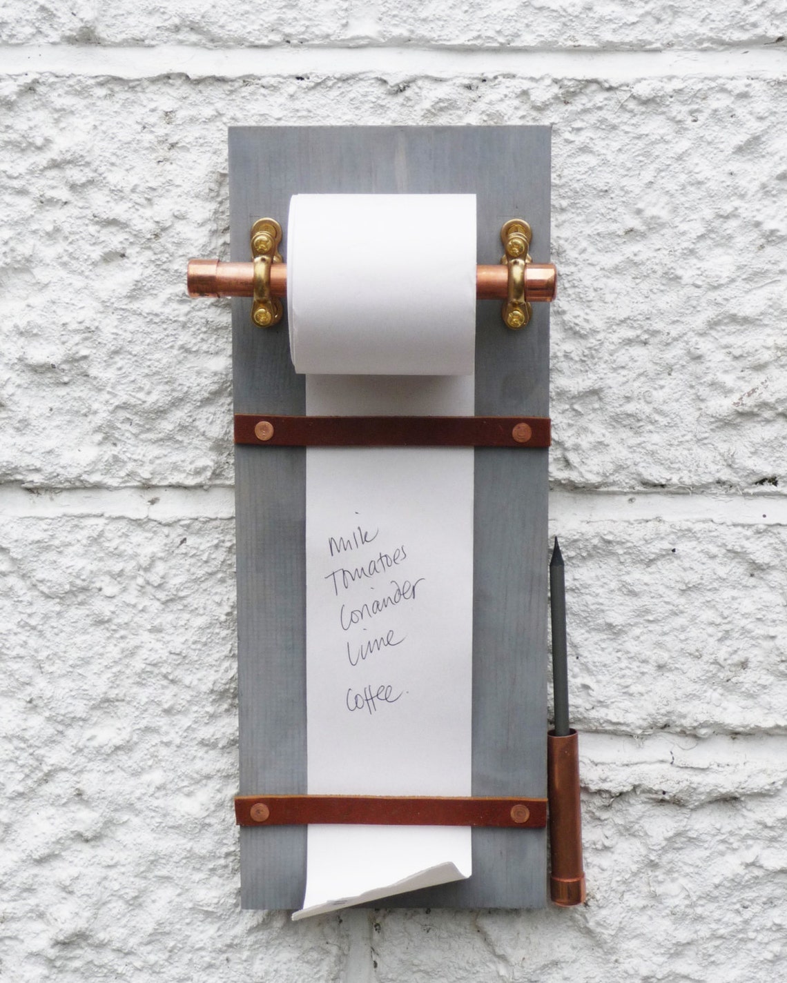 Note Board Rustic Wooden Shopping List Notice Board to Do List Tracker ...