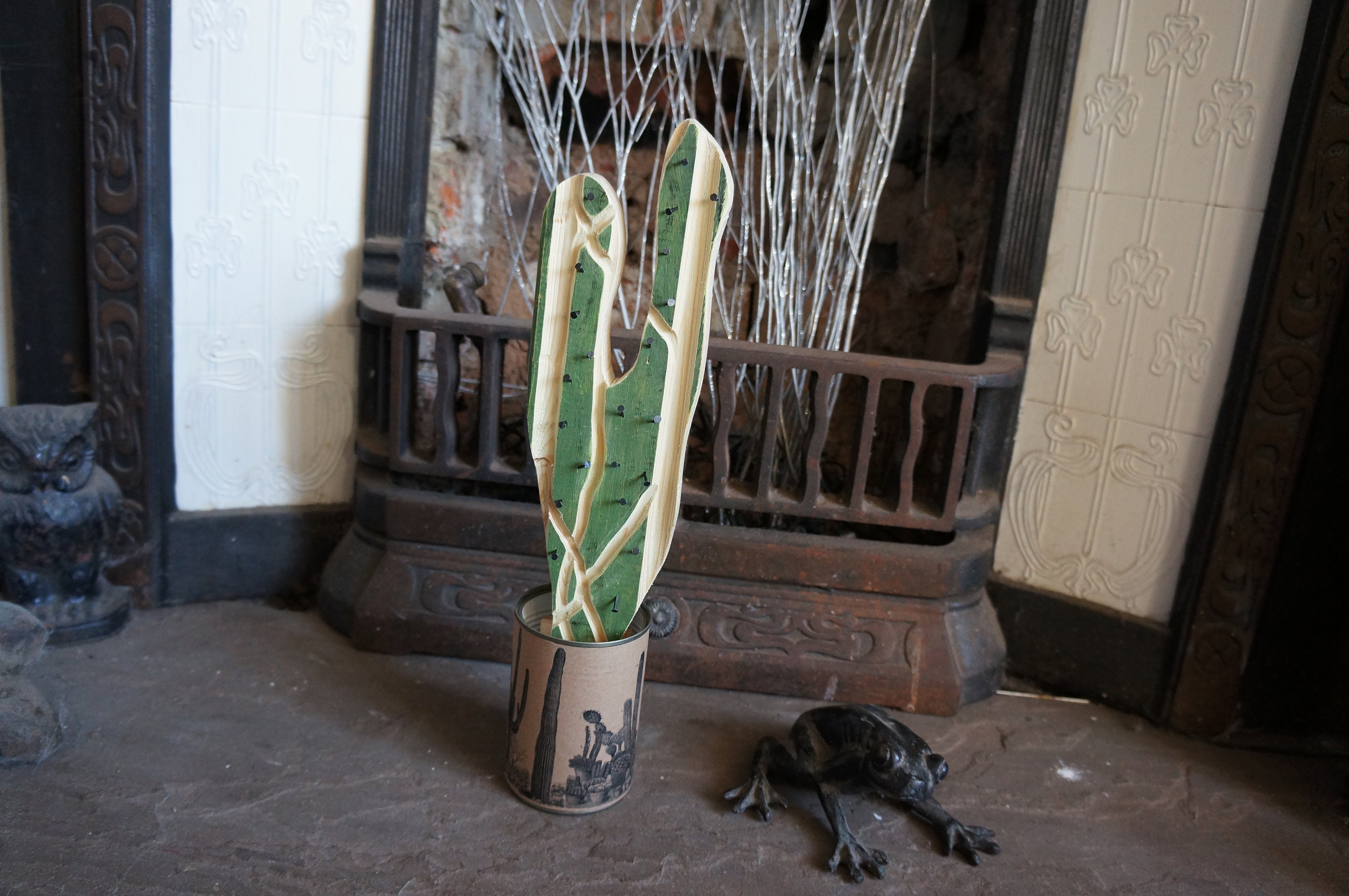 Wooden Cactus Wood Cacti Succulent - Various Sizes and Shapes Made From ...