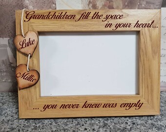 Personalised Grandchildren Photo Frame / Picture Frame. - Etsy