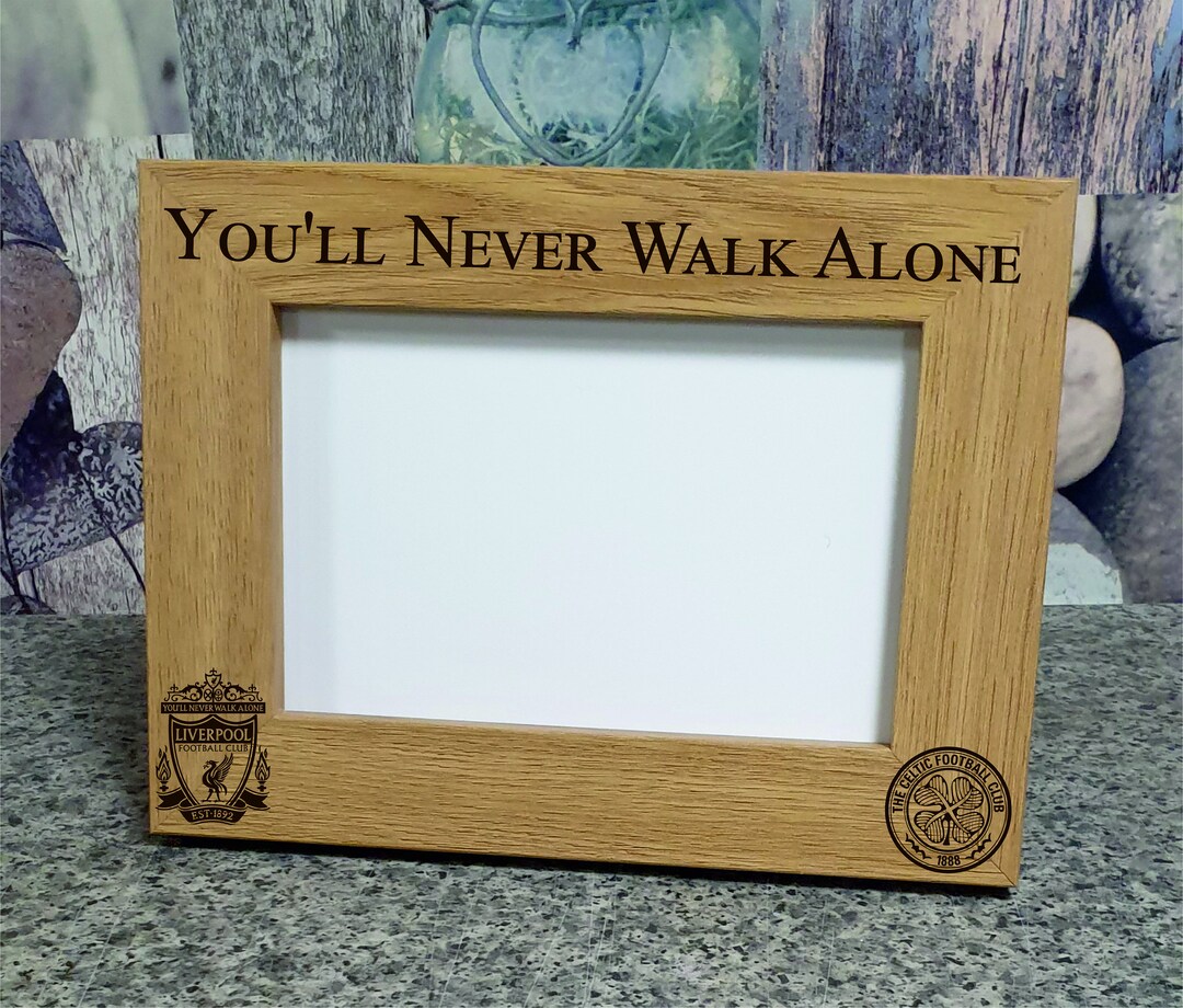 Football Themed Personalised Photo Frame Sports Club Frame Create Your ...