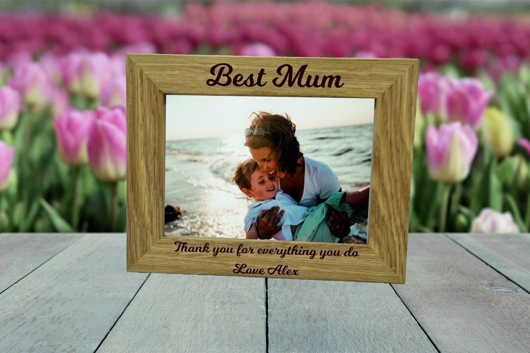 Personalized Mum Picture Frame Gift, Personalized Gift for Mum Mother ...