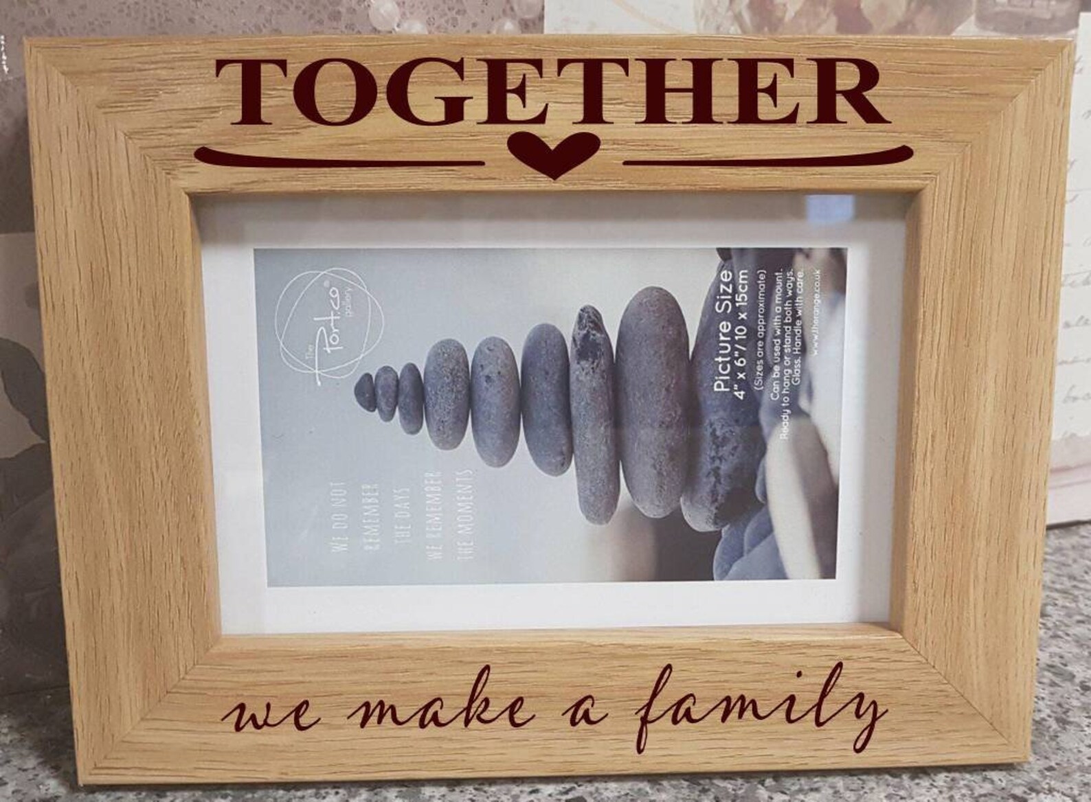 Together We Make Family Photo Frame Family Picture Frame | Etsy