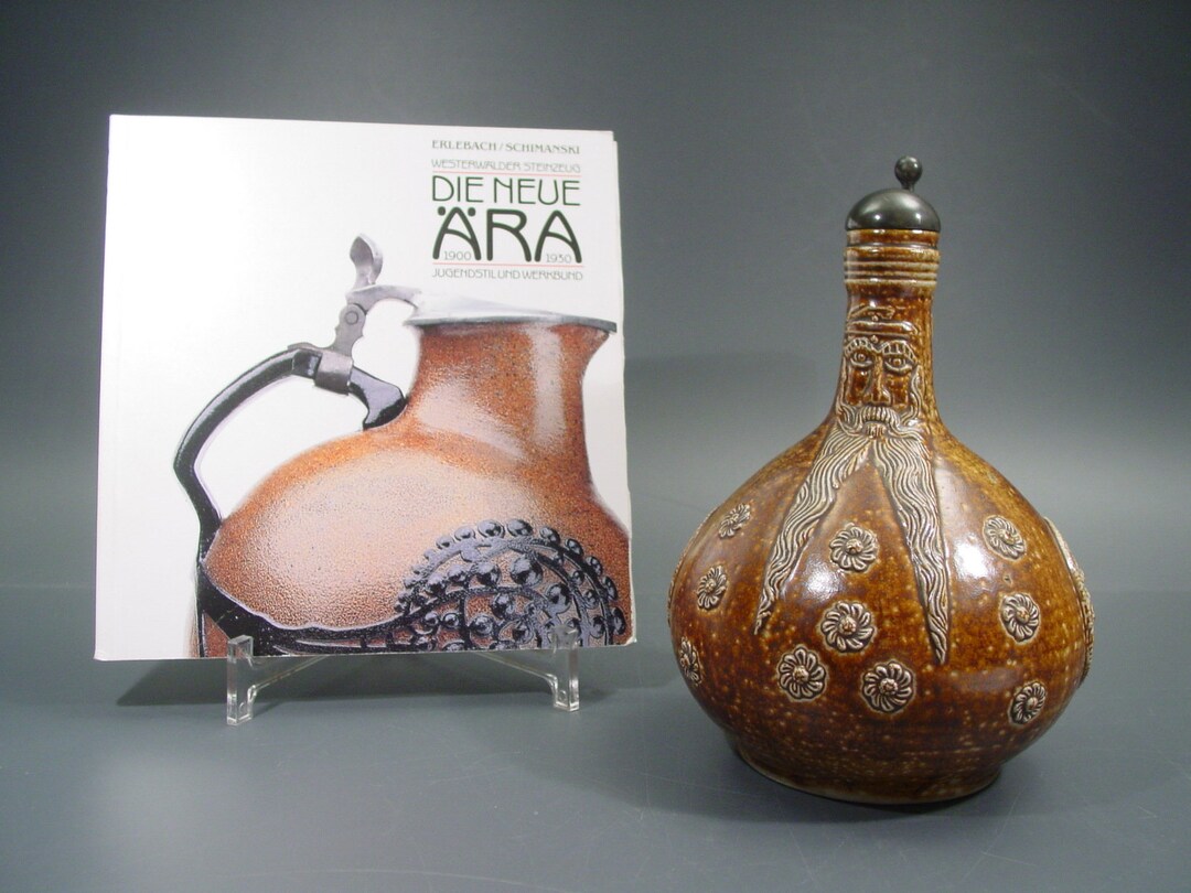 MERKELBACH Antique Wine Jug Made by R. Merkelbach Nr. M 12 Westerwald ...